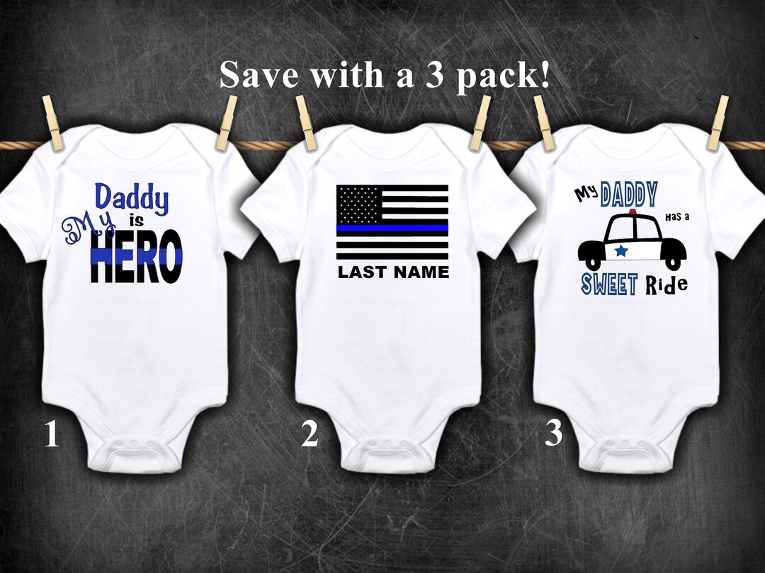 Police Baby, Police Bodysuit, Police T-shirt, Police Kid, Law ...
