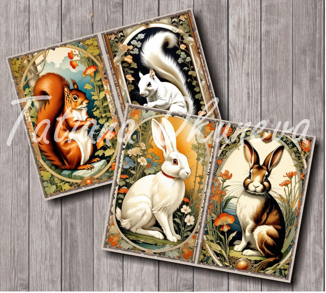 Junk Journal Pages, Plants Scrapbook Page, Botanical Journal, Printable ...