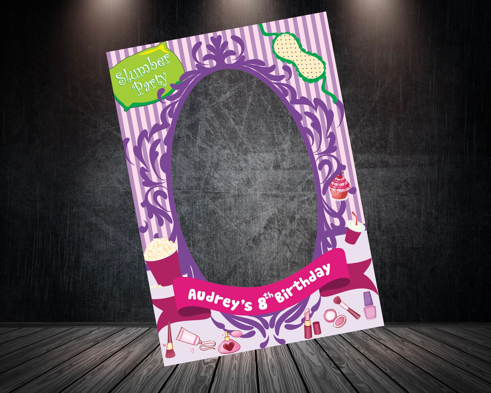 Sleepover Party Frame, Sleepover Birthday, Slumber Party, Slumber ...