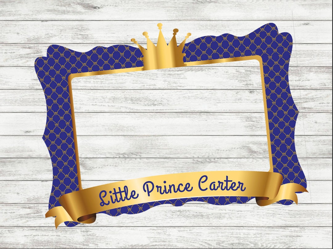 Little Prince Birthday, Prince Birthday Frame, First Birthday Party ...