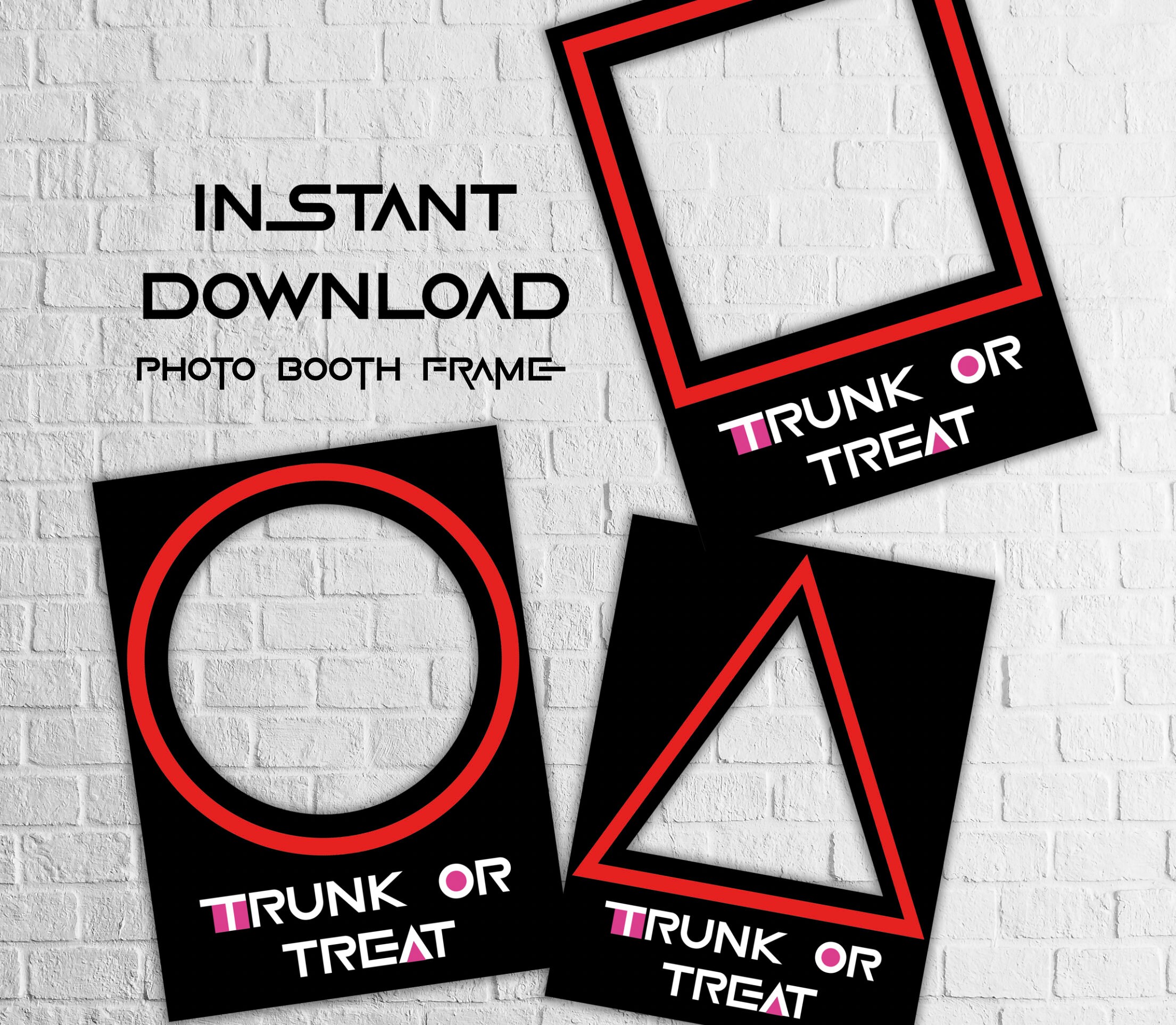 Squid Game Photo Boot Frame, 3 Frame Squid Game, Squid Game Halloween ...