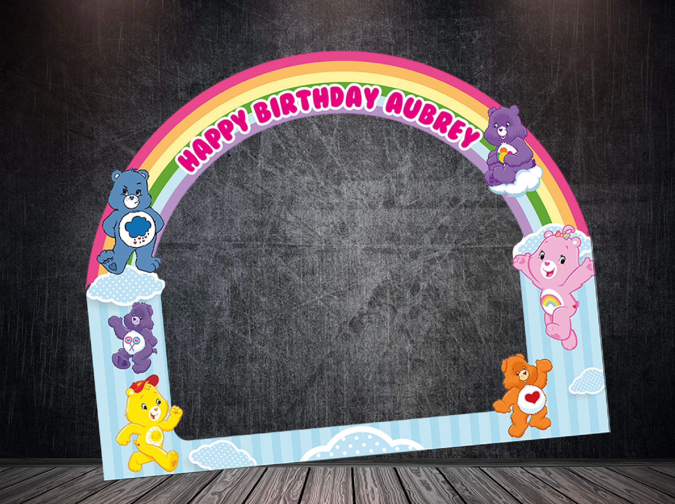 Care Bears Shower Frame Care Bears Baby Shower Party Photo | Etsy