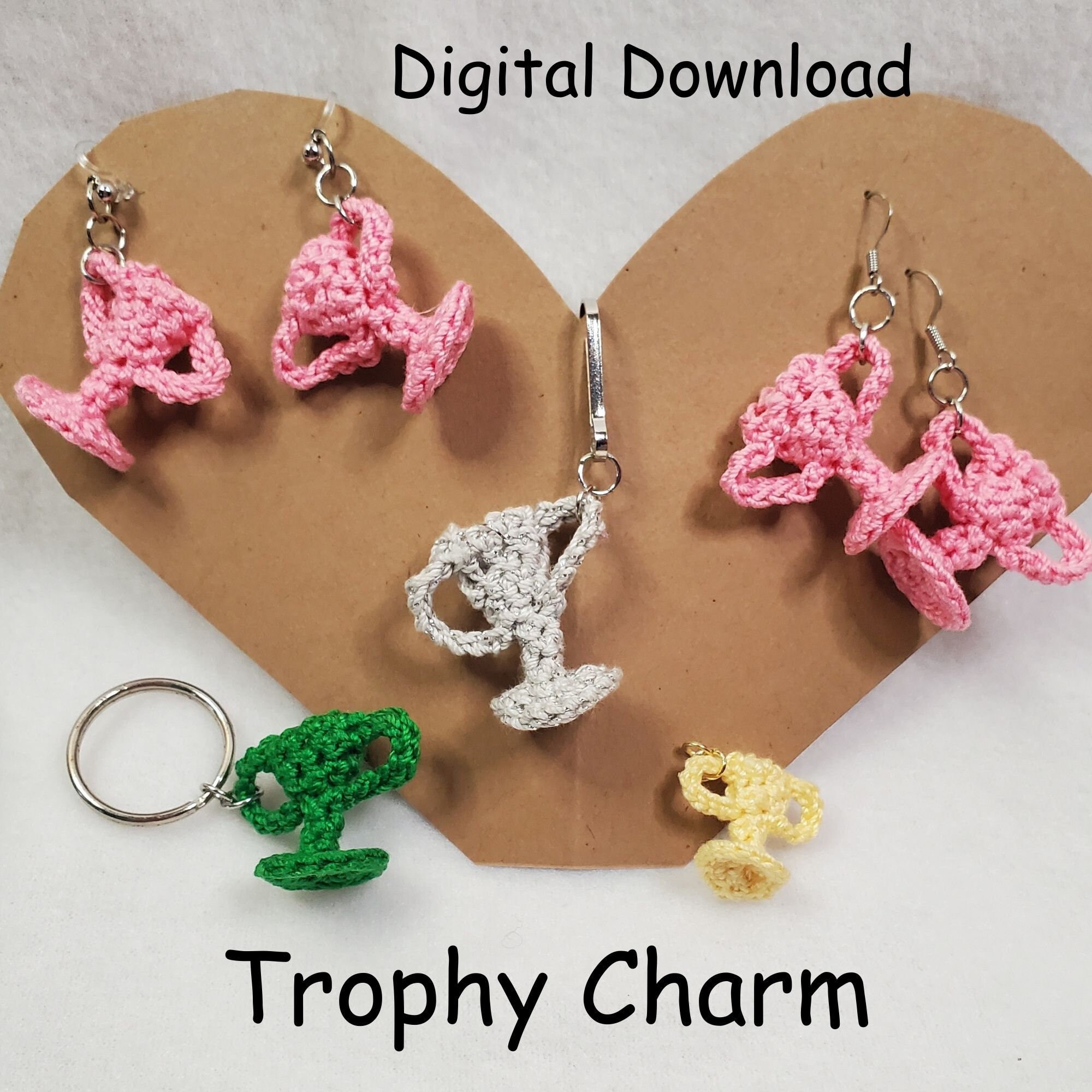 Trophy Charm Crochet Pattern - Etsy