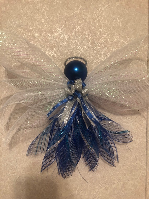 Angel door hanger angel tree topper graveside angel | Etsy