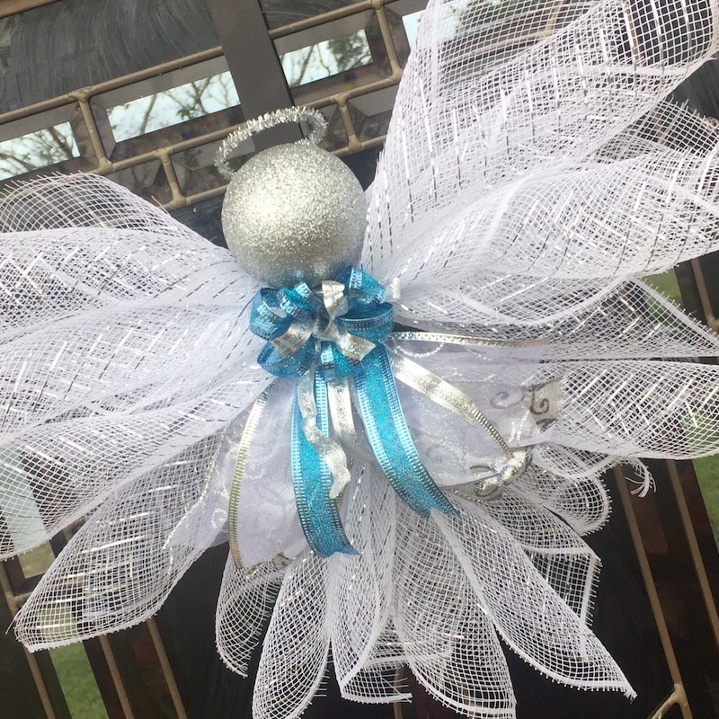 Deco Mesh Angel - Etsy