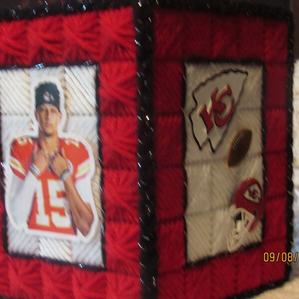 Kansas City Chiefs Tissue Cover Box - Etsy