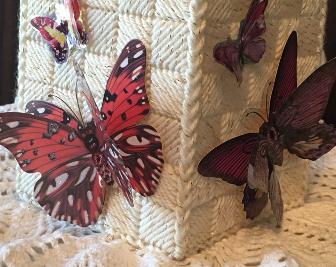 Butterfly Tissue Box - Etsy