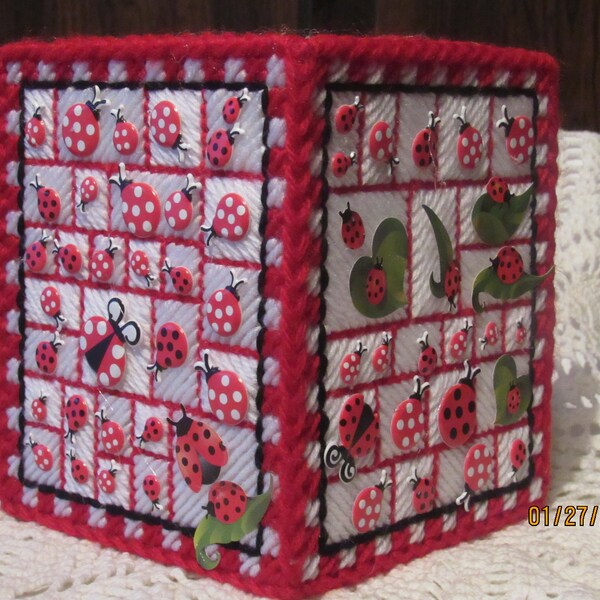 Plastic Canvas Ladybug - Etsy