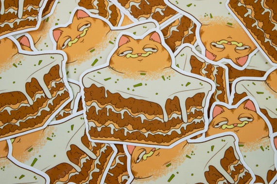 Lasagna Sticker | Etsy