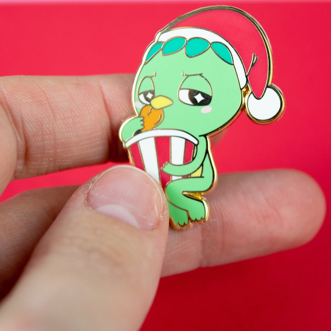 Kappa Christmas Pin – Santa Hat & Fried Chicken Design - Etsy