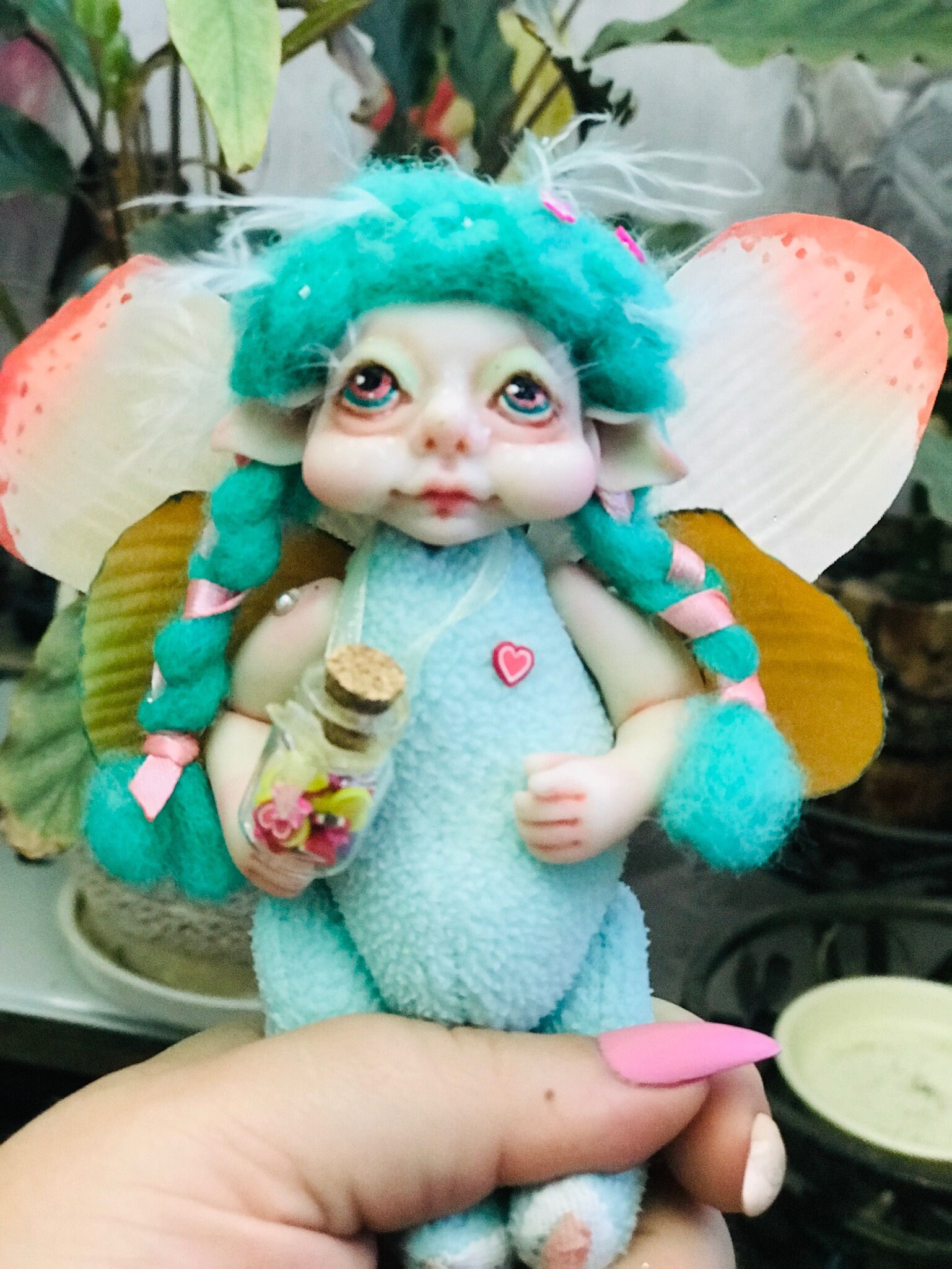 Sweet Candy Elf - Mini Elf Doll - Ooak - Fantasy - Polymer Clay - Fairy ...