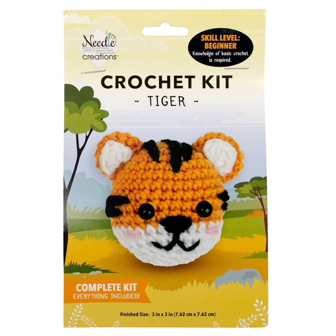 Needle Creations Safari Tiger Crochet Kit - Etsy