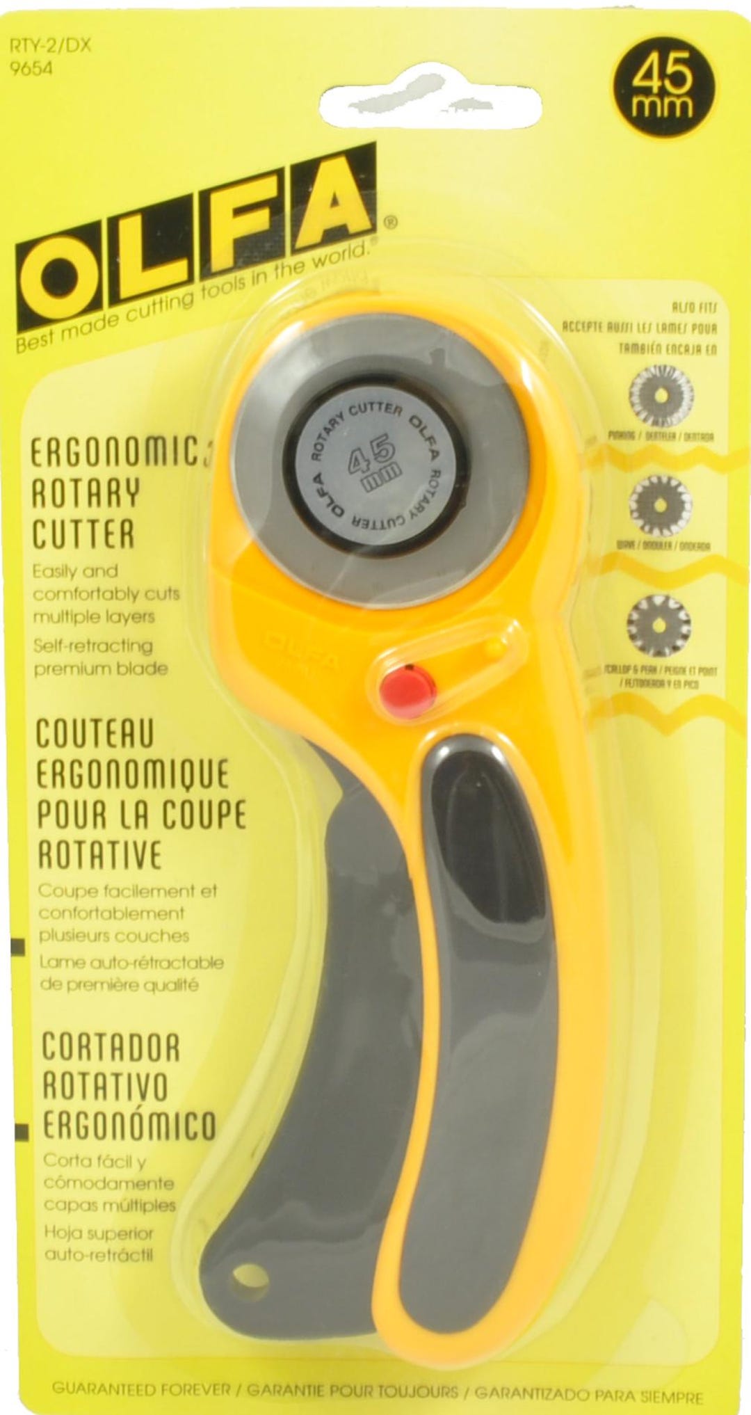 Sewing OLFA Ergonomic Rotary Cutter 45mm RTY-2EG - Etsy