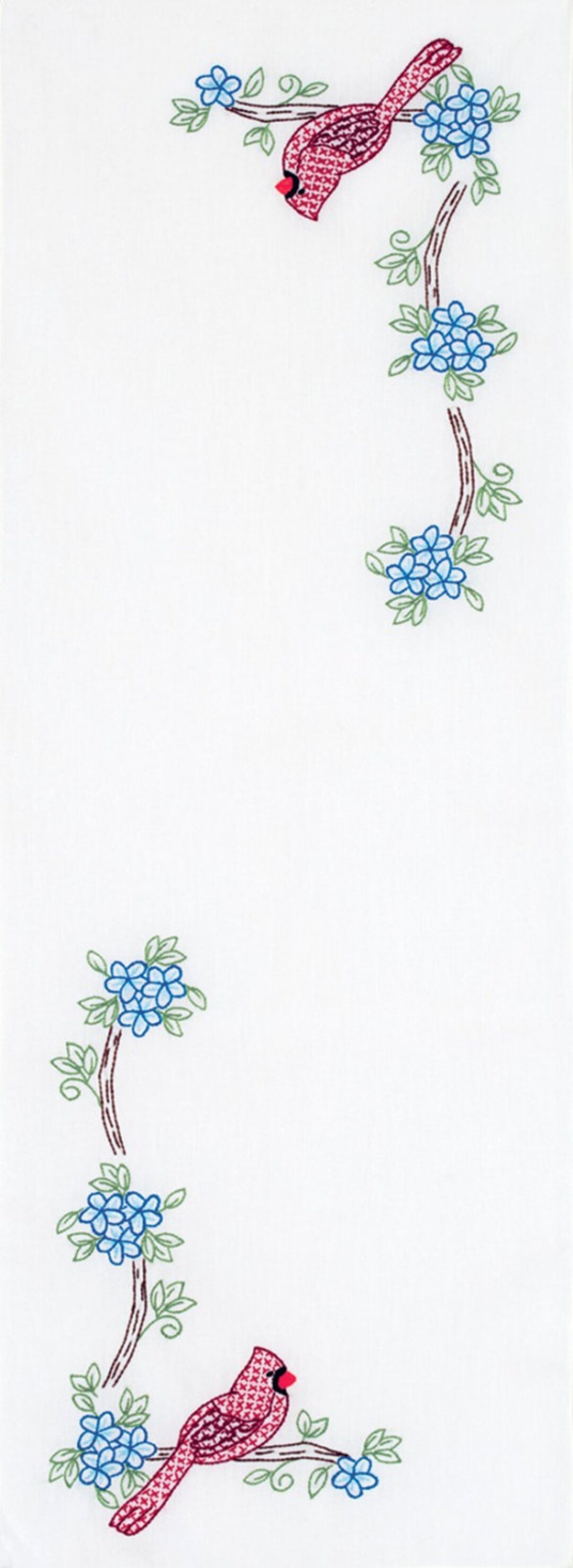 Jack Dempsey Needle Art Cardinals Table Runner - Etsy