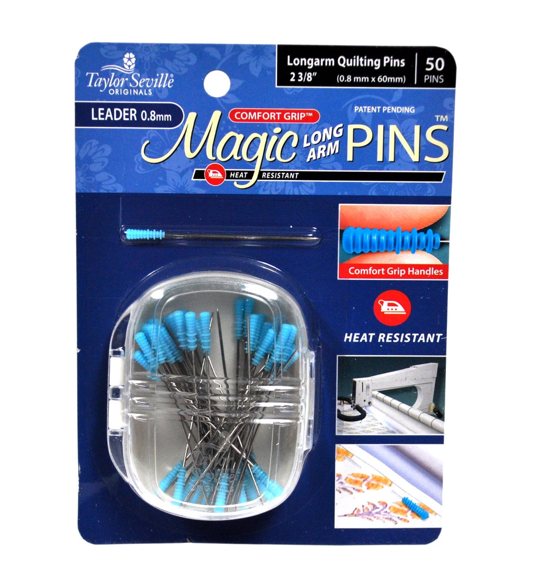 Taylor Seville Magic Pins Long Arm Leader Quilting Pins 50pc - Etsy ...
