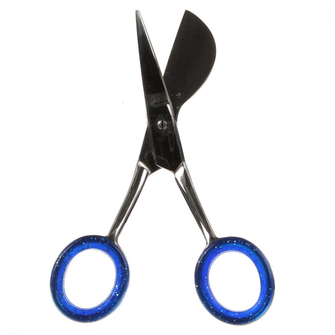 Heritage Cutlery 4 1/2 Inch Small Duckbill Applique Scissors With ...