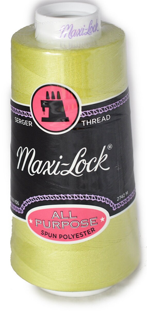 Maxi Lock All Purpose Thread Sour Apple 3000 YD Cone MLT-067 - Etsy