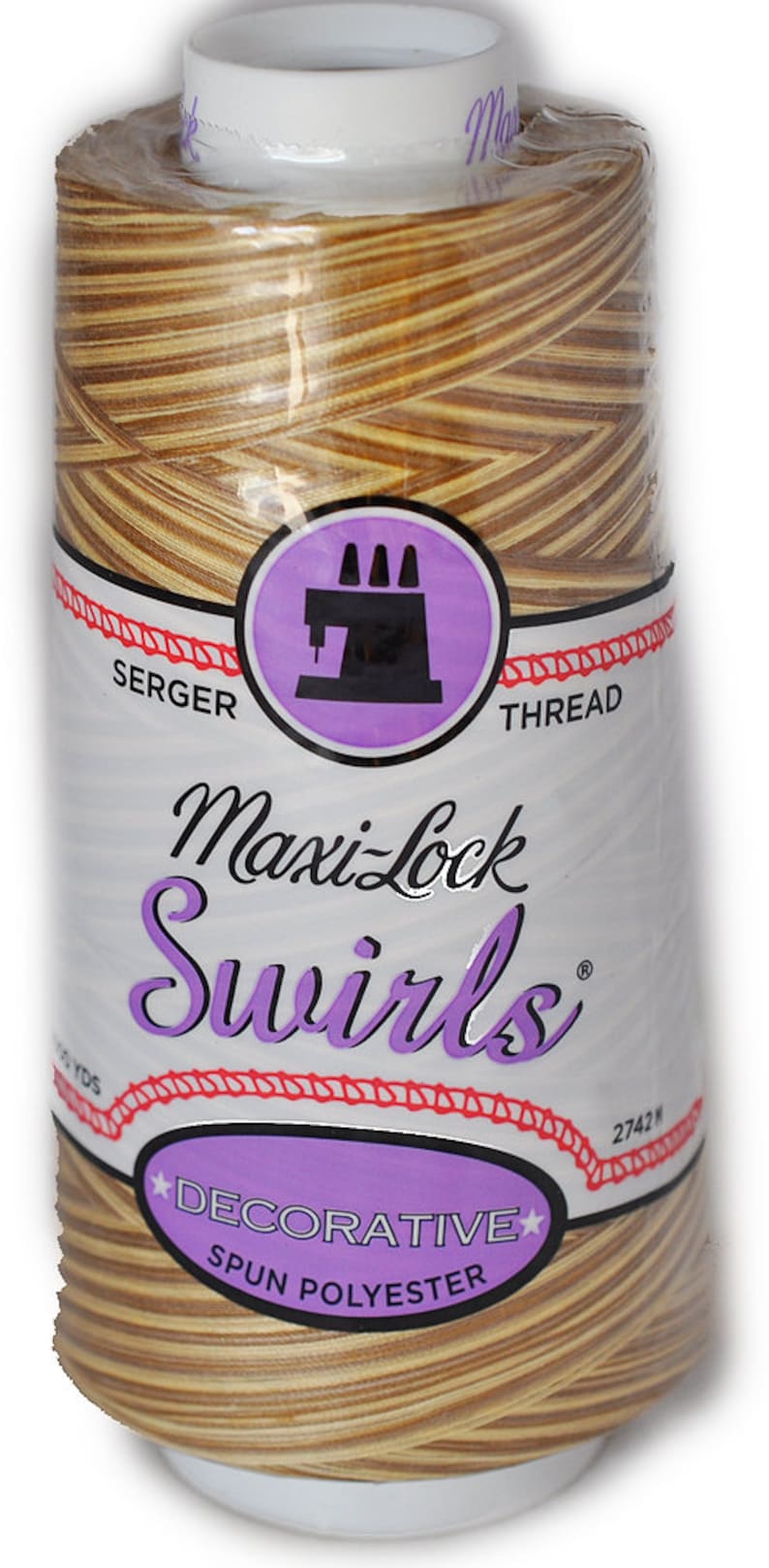 Maxi Lock Swirls Butter Toffee Serger Thread 53-M64 - Etsy