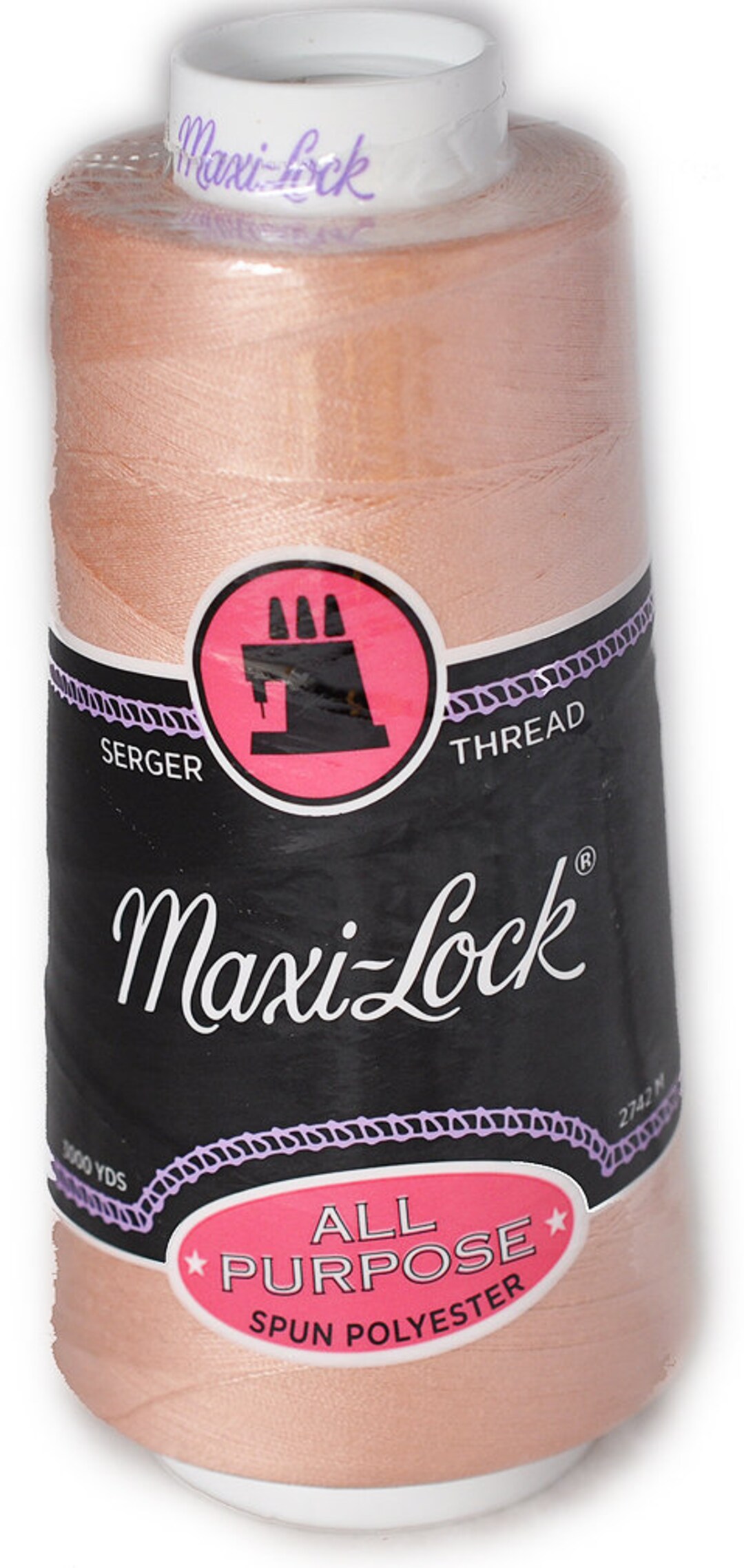Maxi Lock All Purpose Thread Tea Rose 3000 YD Cone MLT-073 - Etsy