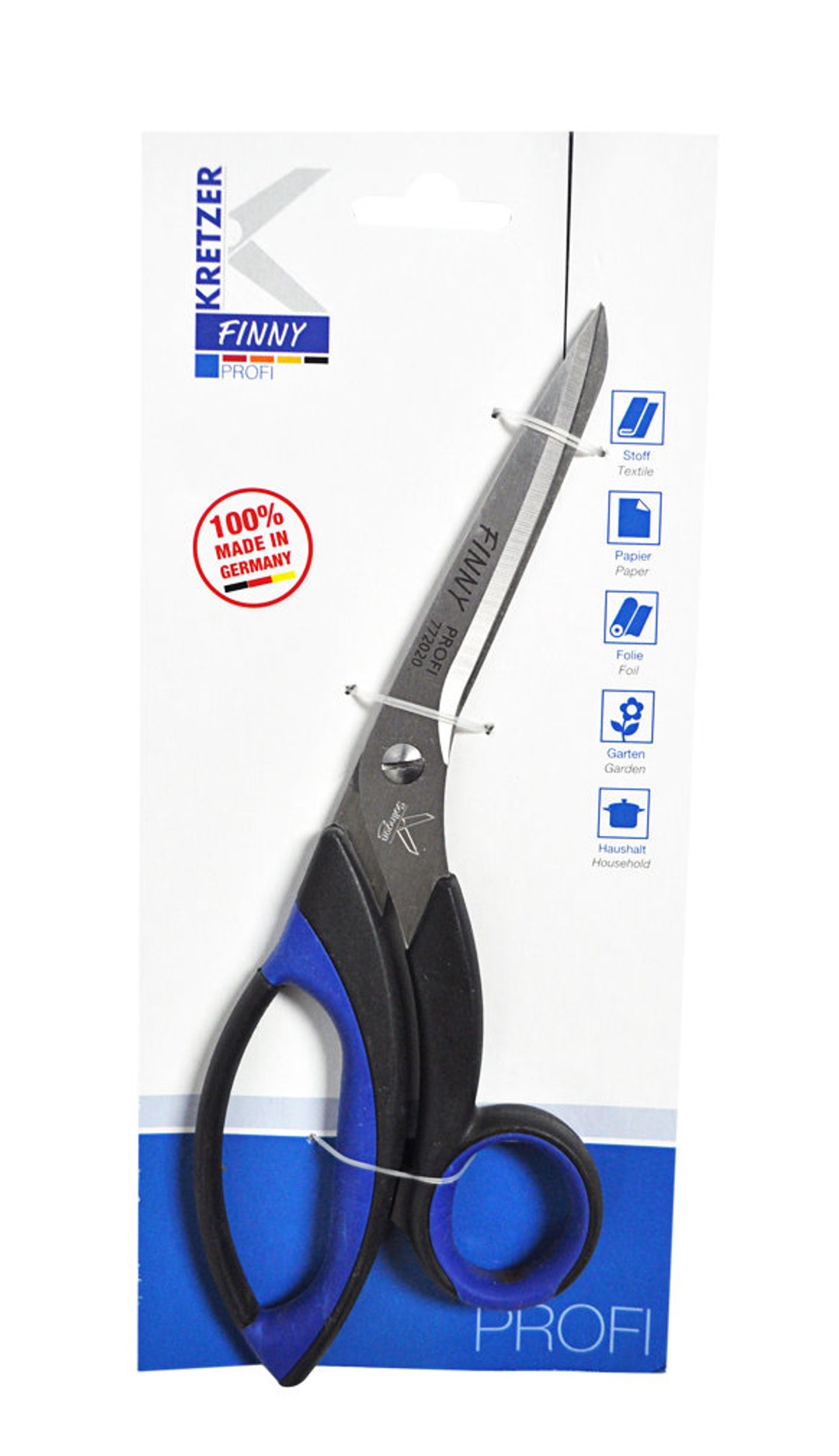 Kretzer Finny Profi 8 Inch Bent Handle Scissors - Etsy