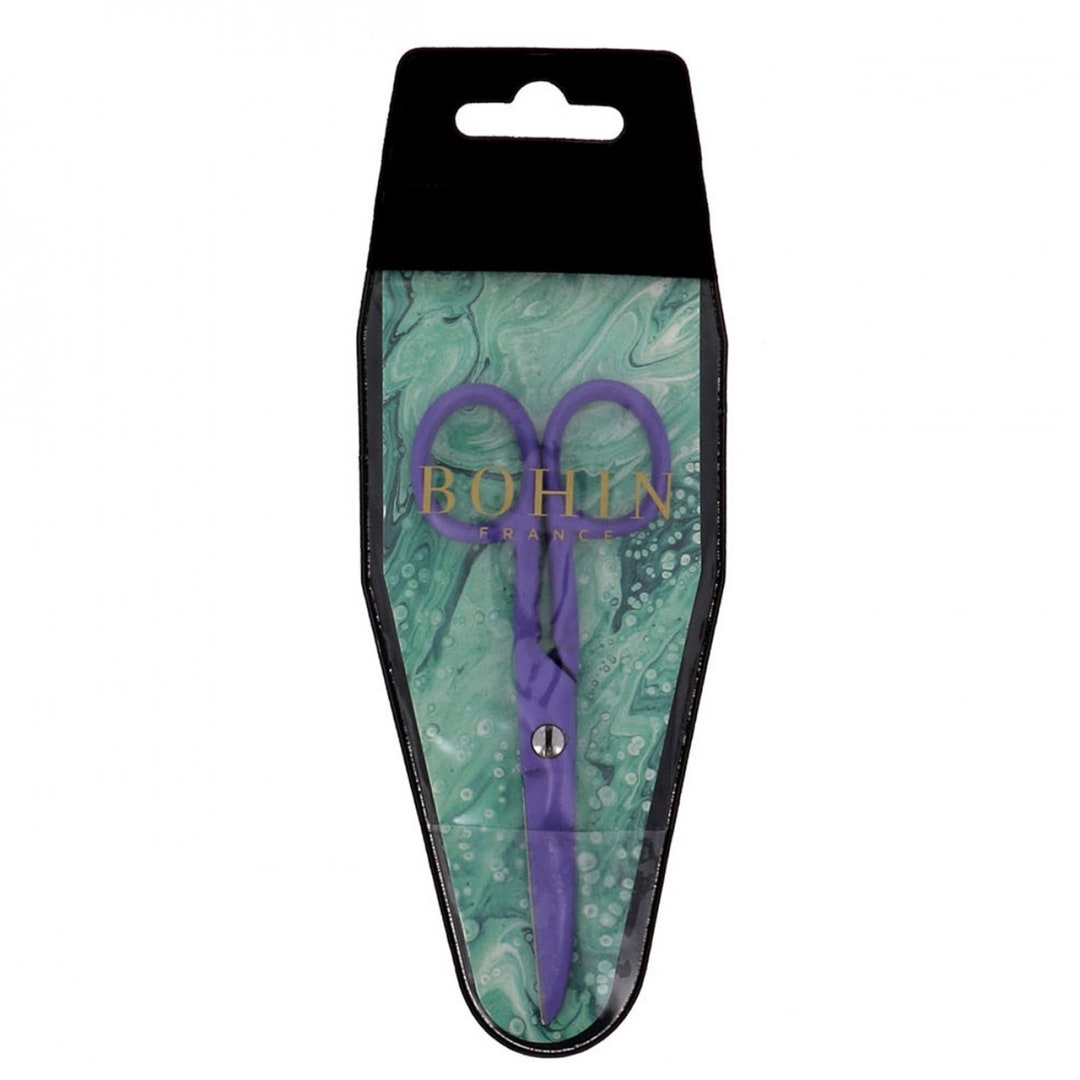 Bohin 4-1/2 Inch Purple Flat Blade Epoxy Scissors 23903 - Etsy