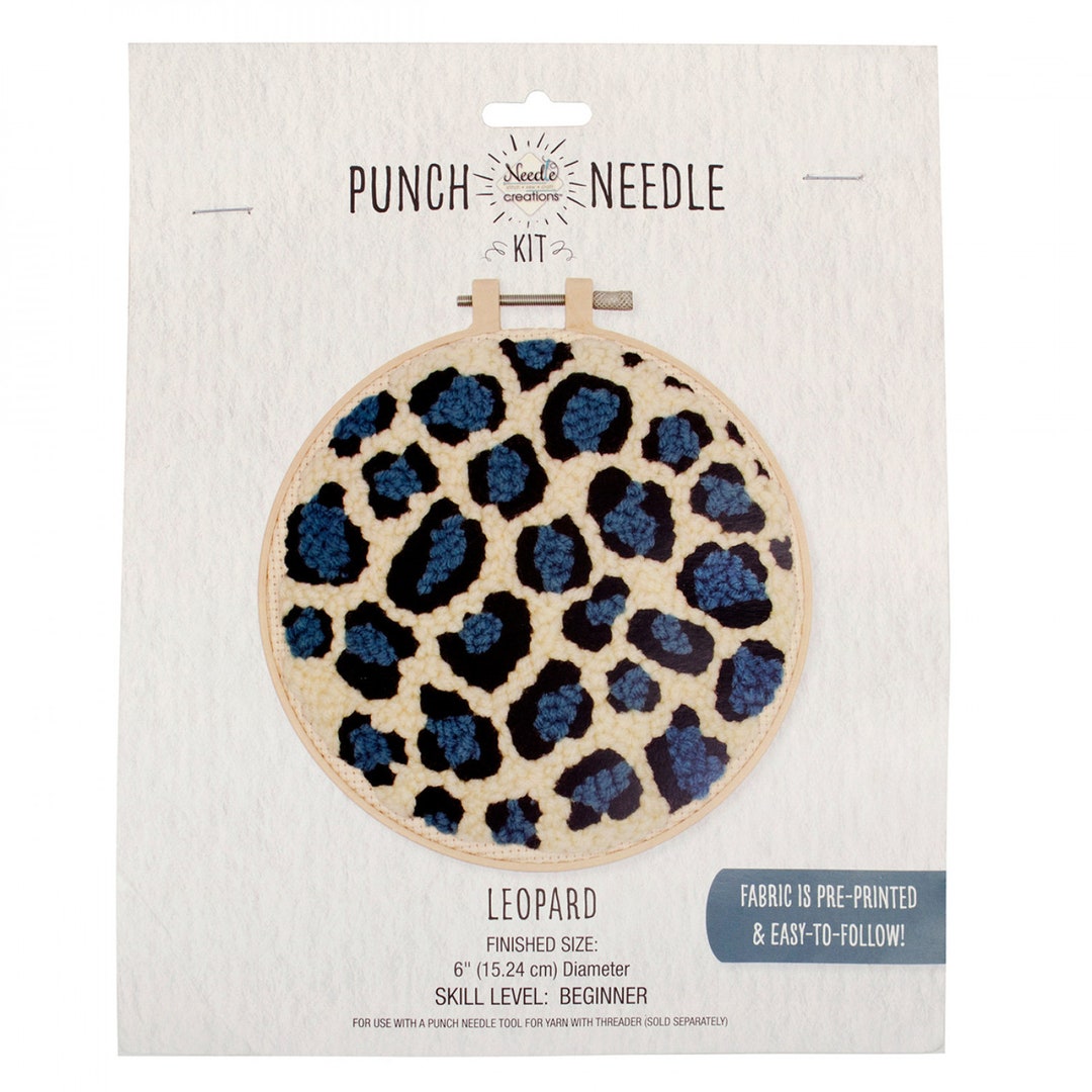 Needle Creations Leopard 6 Inch Punch Needle Kit - Etsy