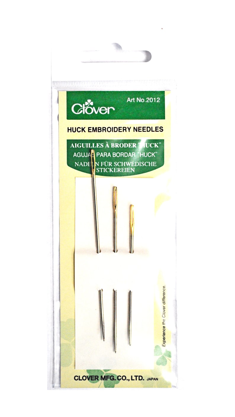 Clover Huck Embroidery Needles - Etsy