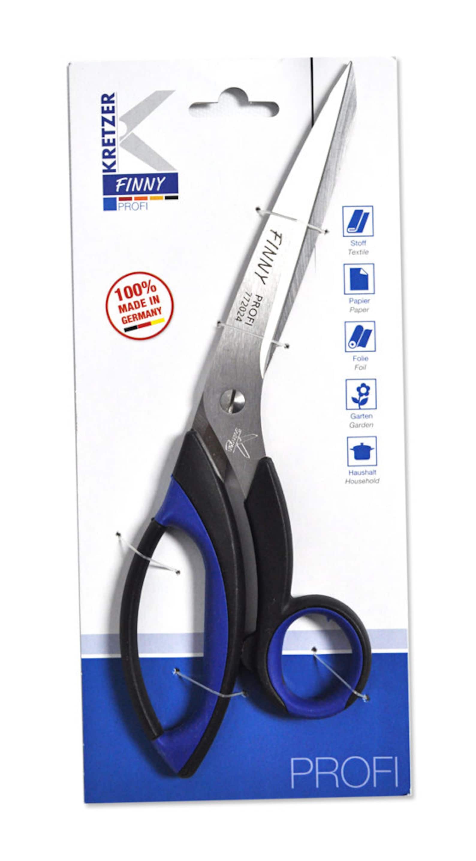 Kretzer Finny Profi 9.5 Inch Bent Handle Scissors | Etsy