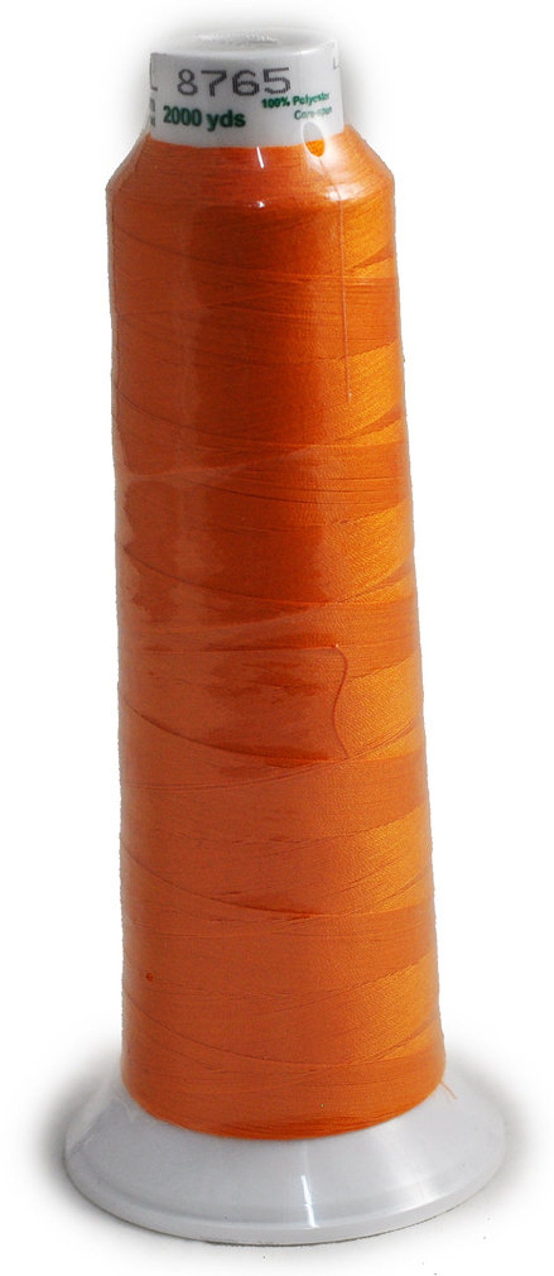 Madeira Poly Orange 2000YD Serger Thread 91288765 - Etsy