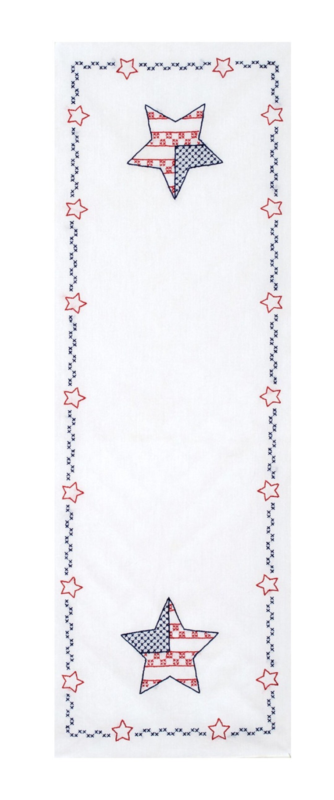 Jack Dempsey Needle Art Independence Day Table Runner - Etsy