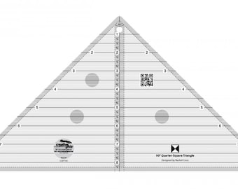 Creative Grids 90 Degree Quarter-square Triangle Quilt Ruler (CGRT90 ...