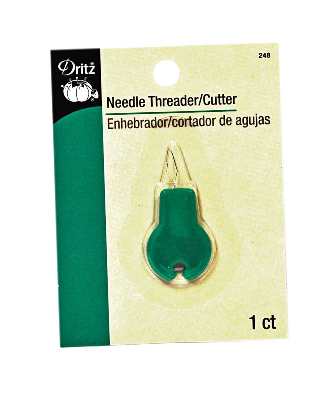 Dritz Needle Threader With Cutter 248 - Etsy