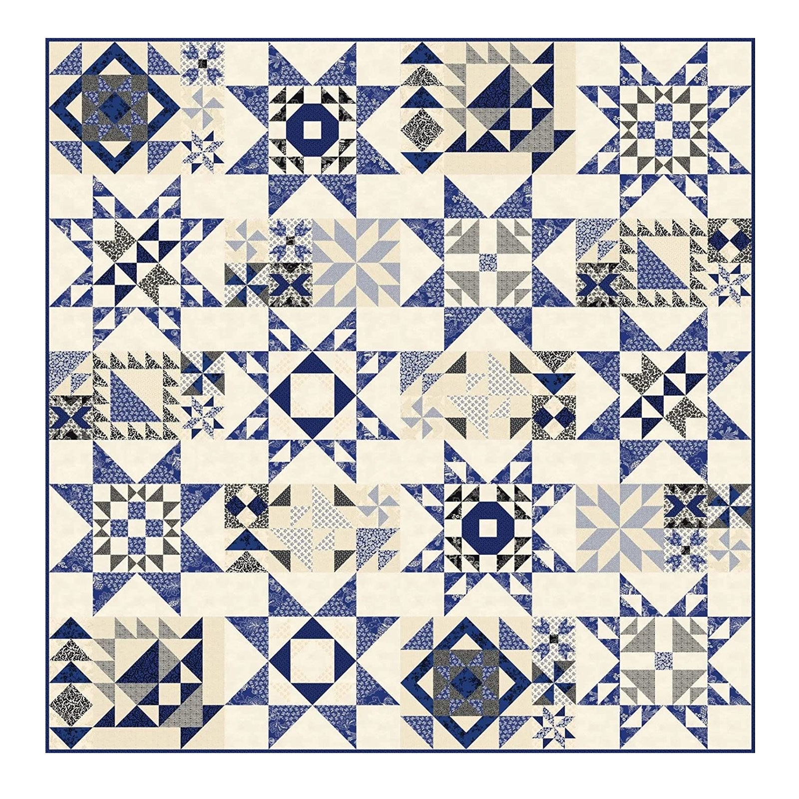 Maywood Studios Cream and Sugar Block of the Month Quilt Kit - Etsy