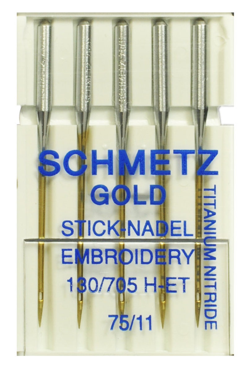 SCHMETZ GOLD Sewing Machine Needles Size 11 - Etsy