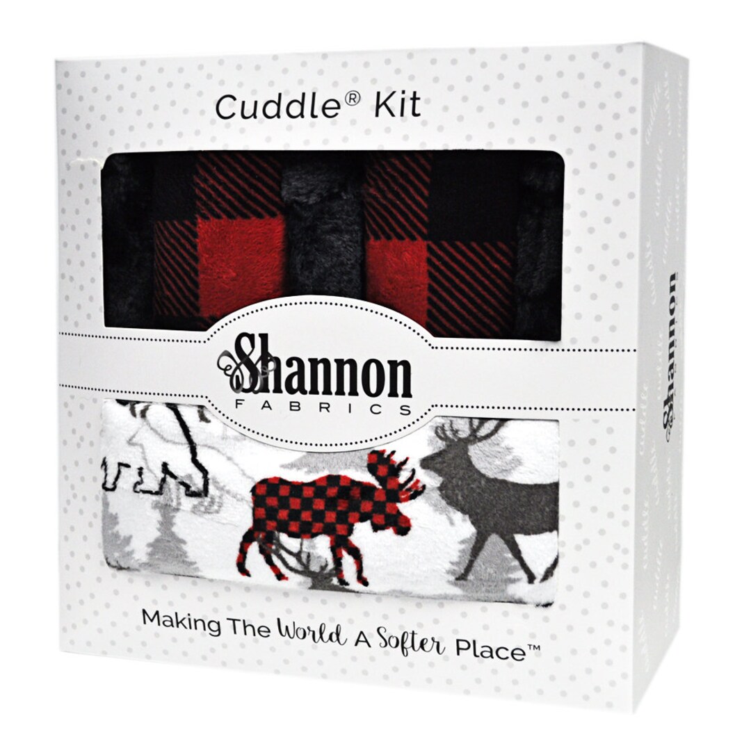 Shannon Fabrics Sensational Strips A'moose'd Cuddle Kit - Etsy