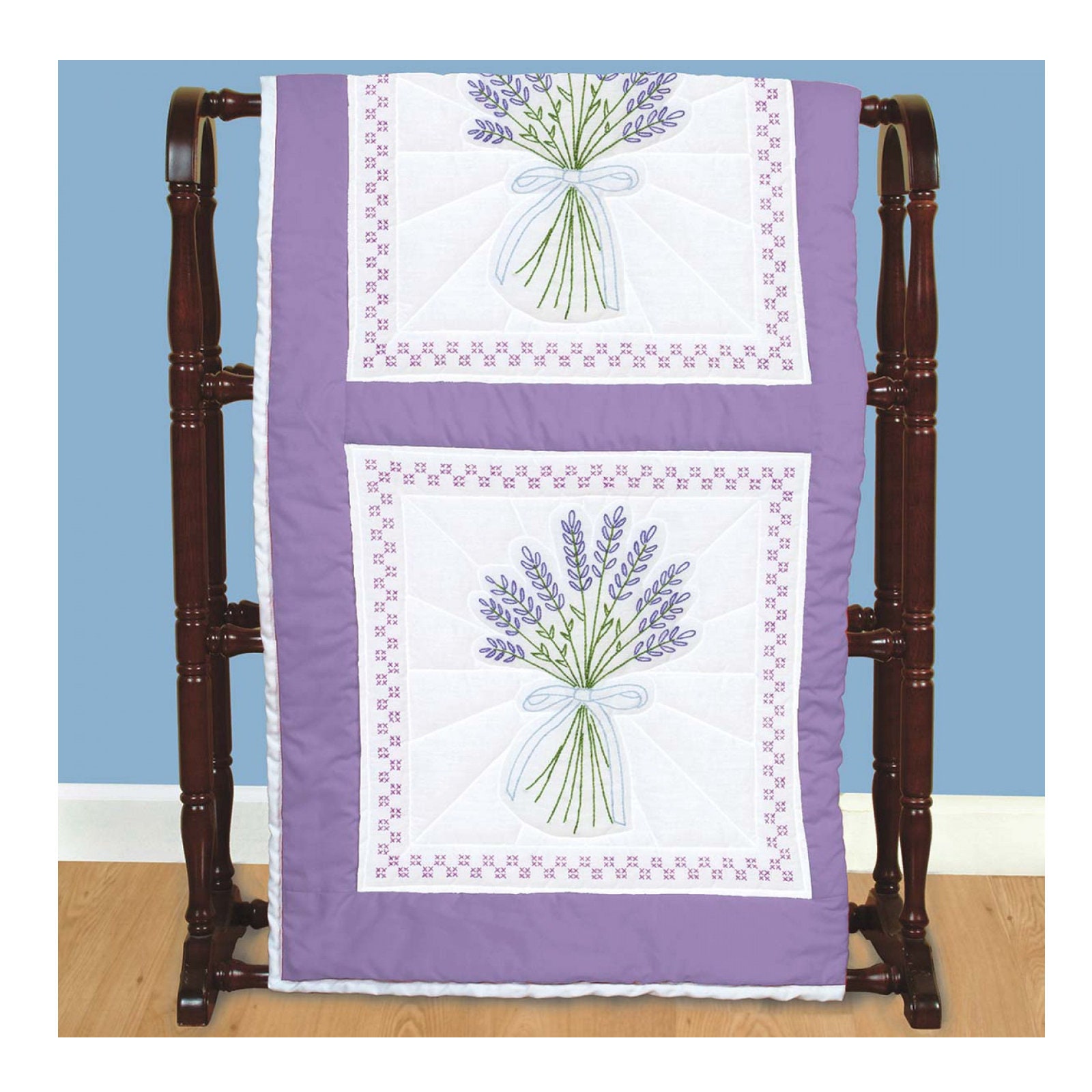 Jack Dempsey Needle Art Lavender 18 Inch Quilt Blocks - Etsy