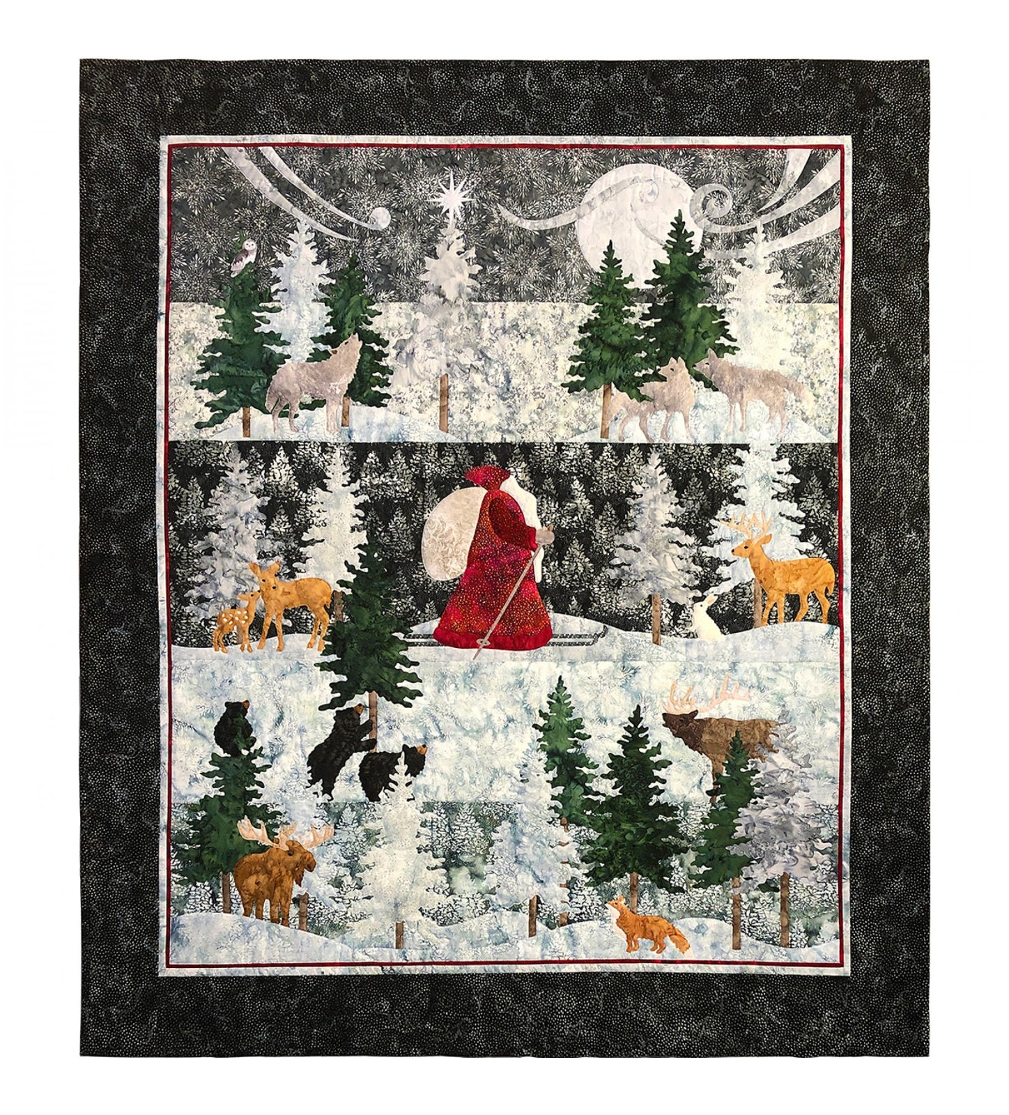 Hoffman Fabrics Said the Night Wind Quilt Kit 55in X 62-3/4in - Etsy