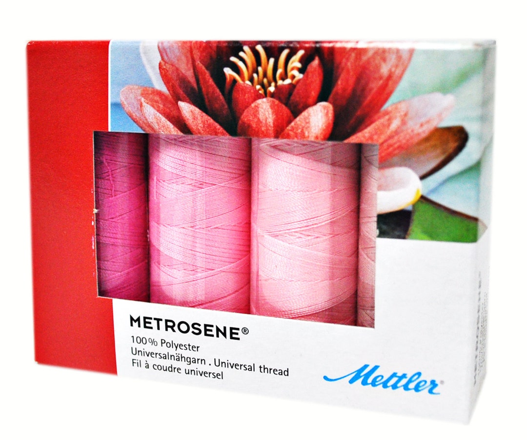 Mettler Metrosene 4 Spool Thread Set Pink - Etsy