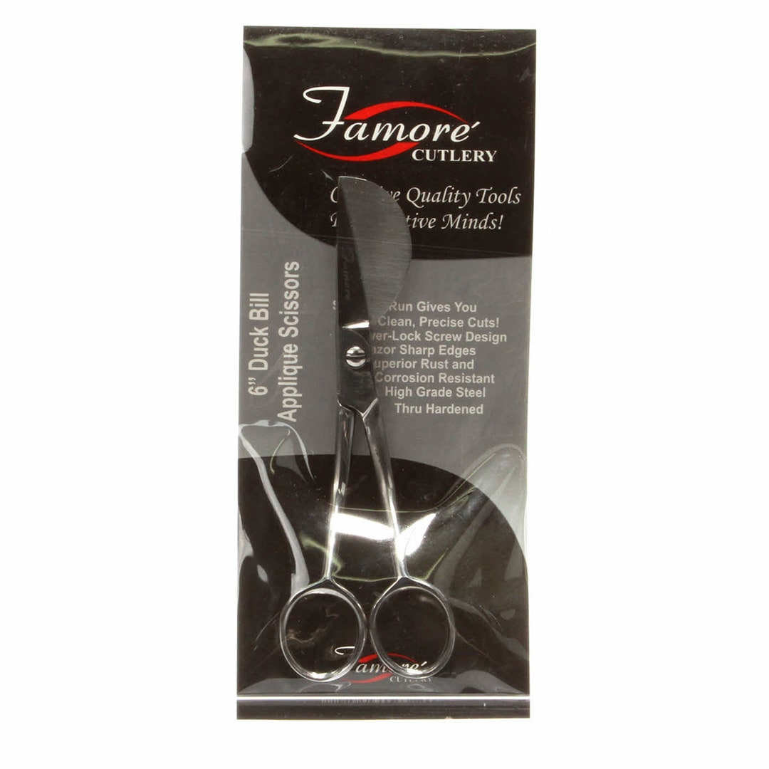 Famore 6 Inch Duckbill Applique Scissors 712 - Etsy