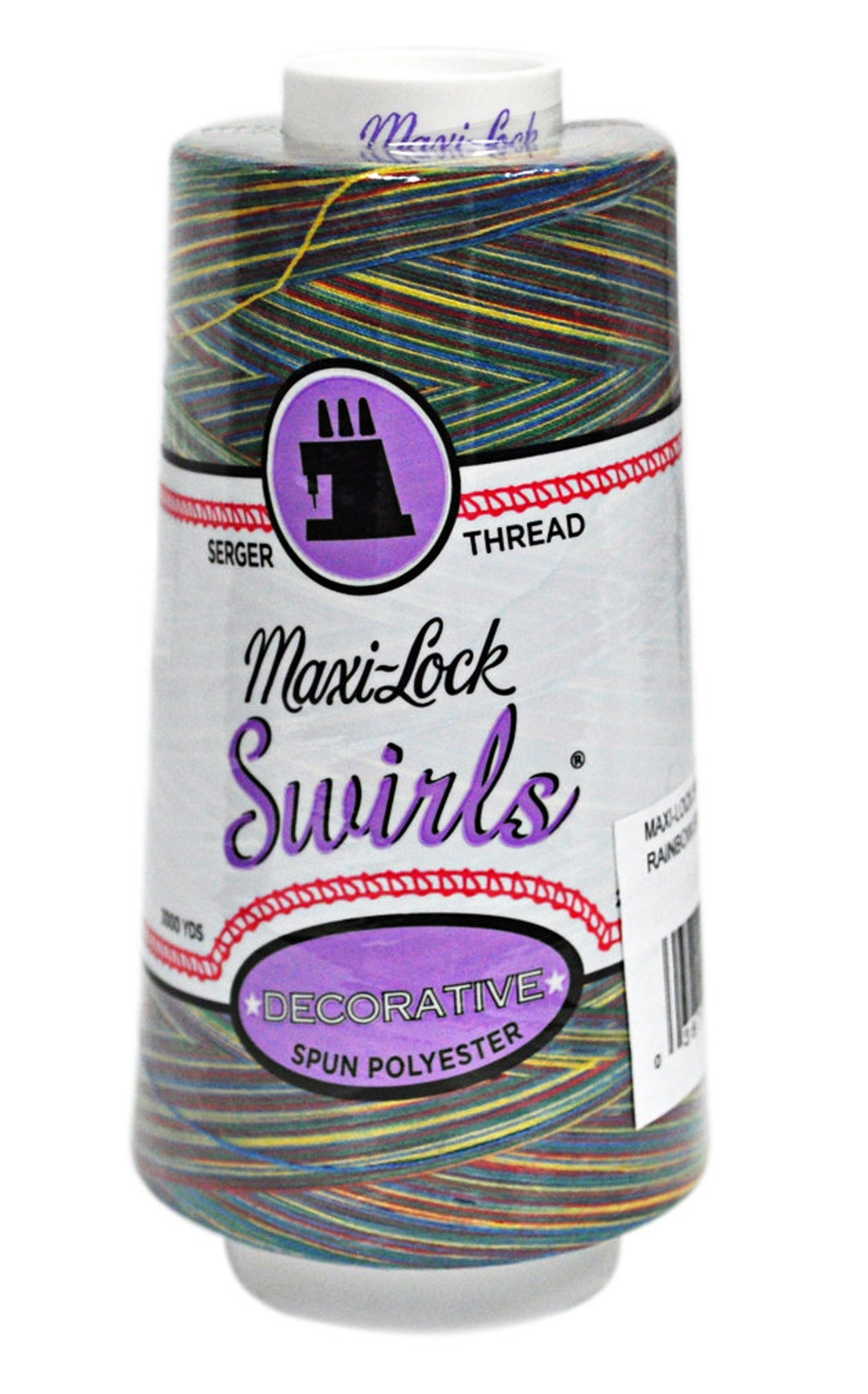 Maxi Lock Swirls Rainbow Swirl Serger Thread 53-M67 - Etsy