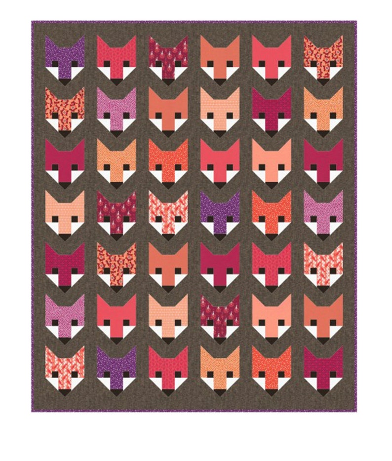Fancy Fox Quilt Kit 50in X 62in - Etsy