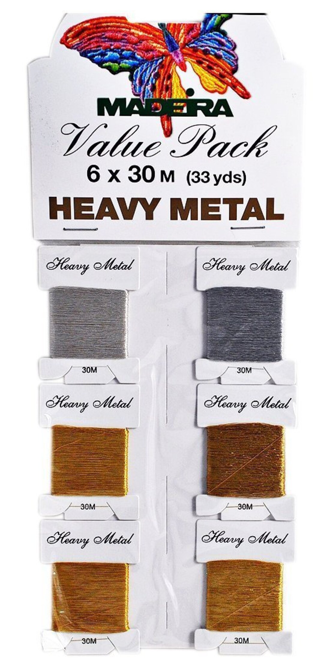 Madeira Value Pack Heavy Metal Thread 20829701 - Etsy