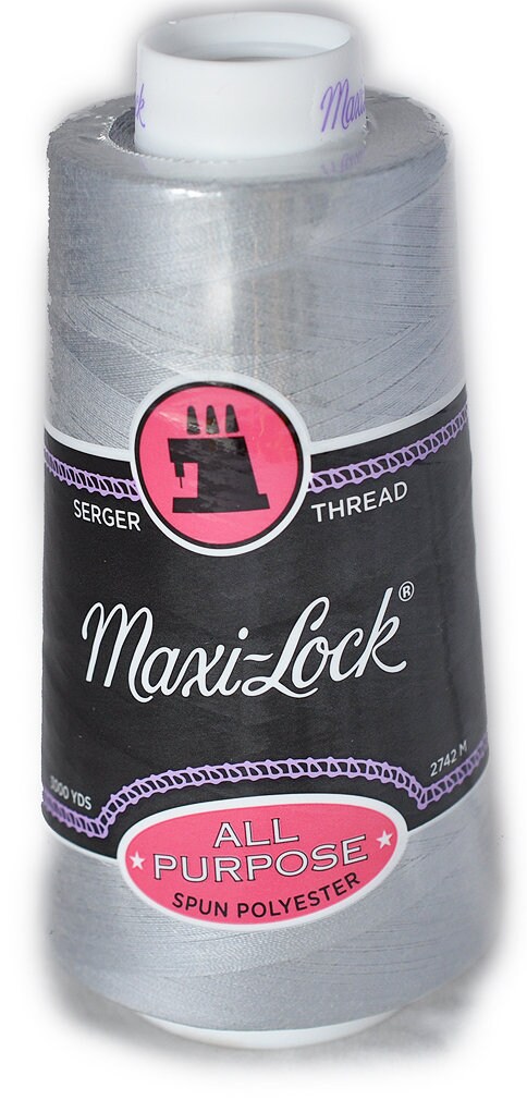 Maxi Lock All Purpose Thread Light Grey 3000 YD Cone MLT-031 - Etsy