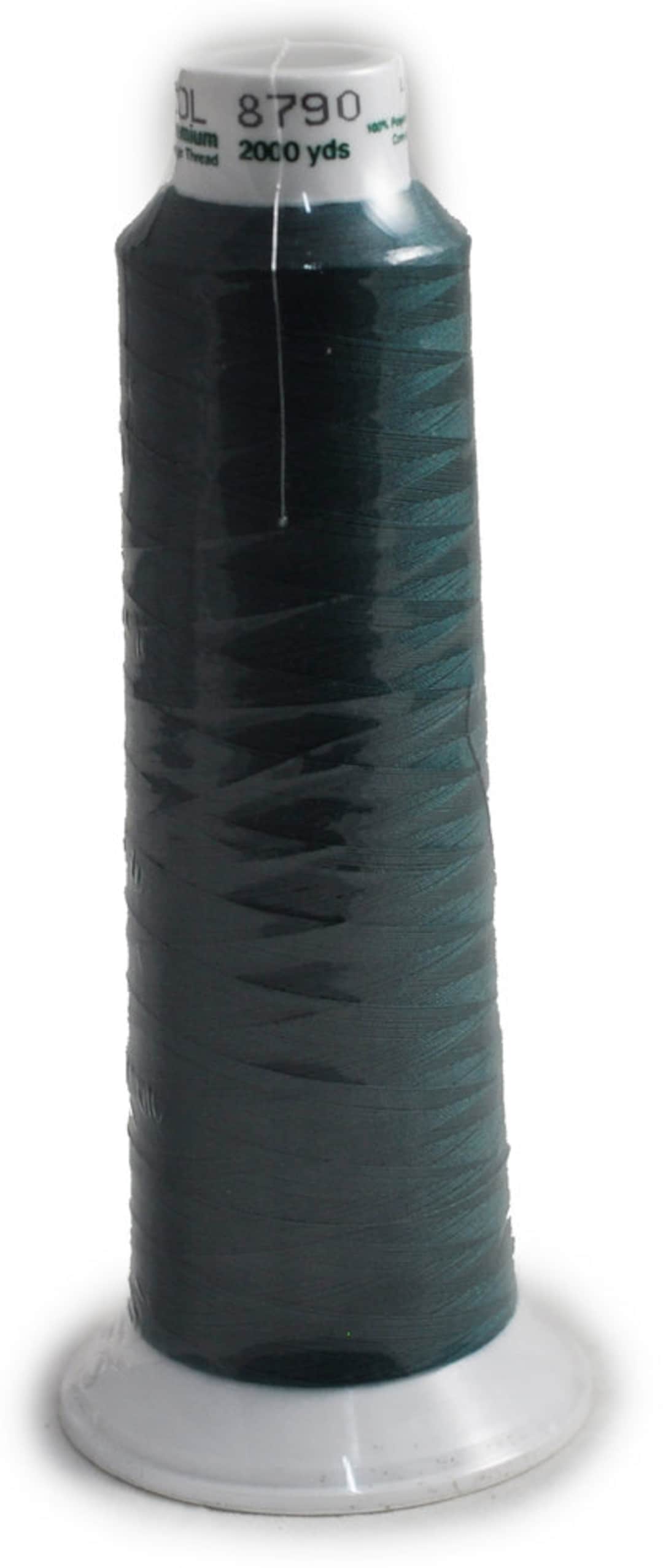 Madeira Poly Teal 2000YD Serger Thread 91288790 - Etsy
