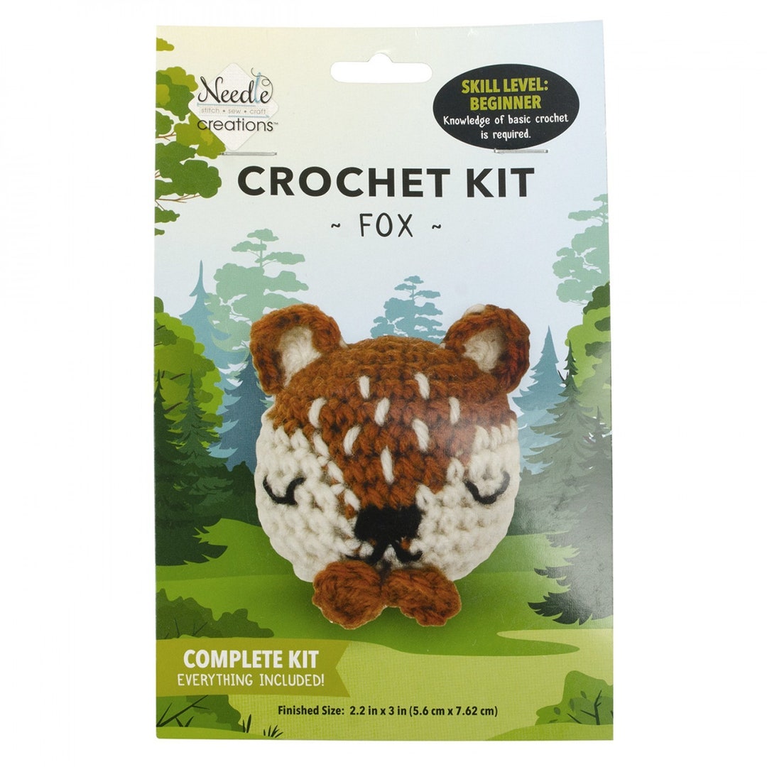 Needle Creations Woodland Fox Crochet Kit - Etsy