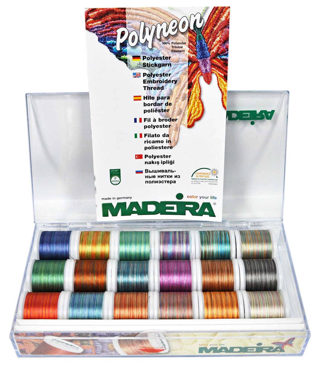 Madeira Poly Variegated 18 Spool Gift Box - Etsy