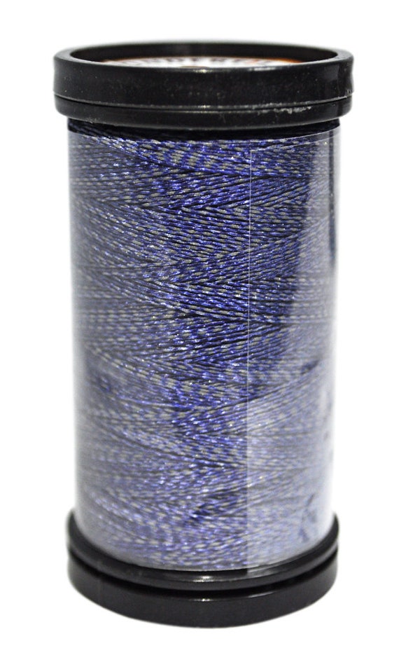 Flash Reflective Poly Thread Deep Marine - Etsy