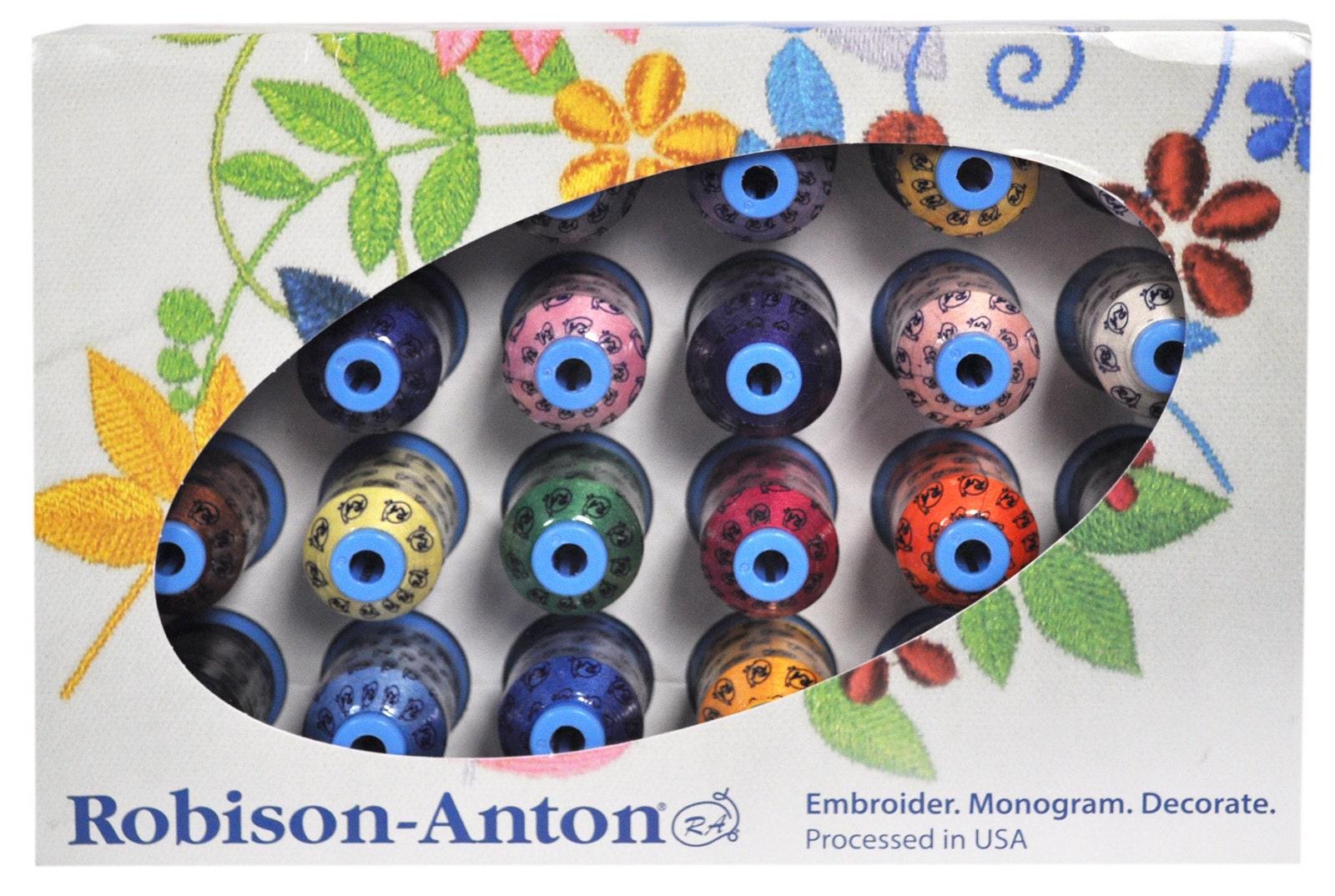Robison Anton Top 24 Polyester Embroidery Thread Set - Etsy