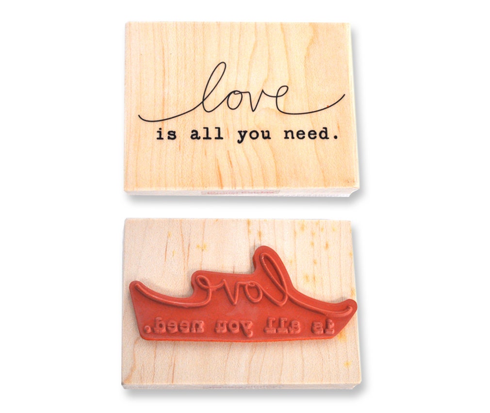 Cosmo Cricket Wood Stamp All You Need - Etsy