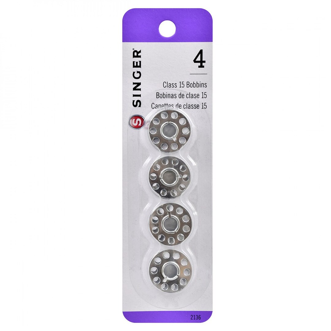 Singer Metal Bobbins Class 15 4 Count - Etsy